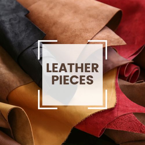 Mixed Leather Hide Pieces - Top Quality Italian Upholstery Leather
